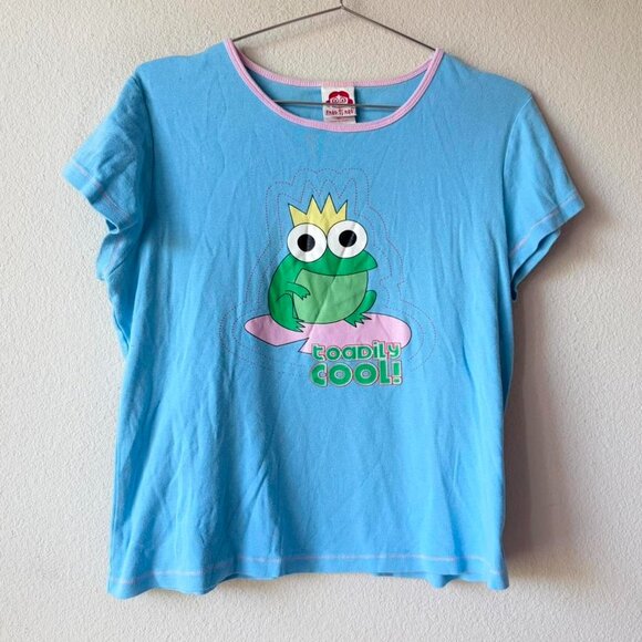 Fred is Red | Tops | Vintage Fred Is Red Toadily Cool Frog Tee Pajama ...